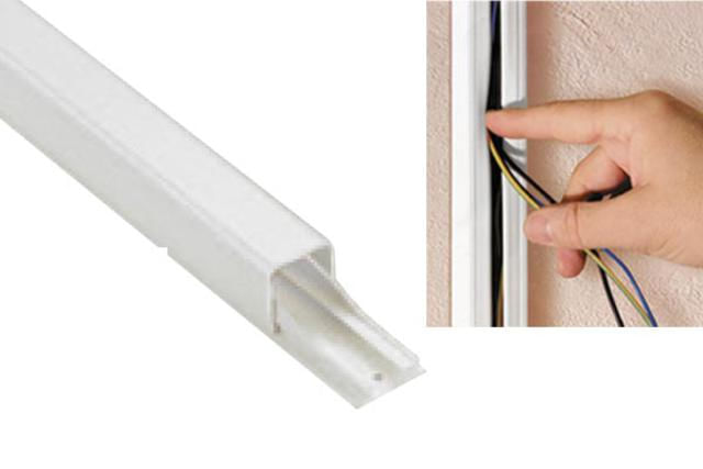 MOLDURA PVC 14X14MM C/ADHESIVO