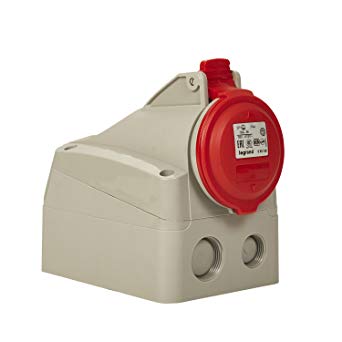 ENCHUFE HEMBRA SOBREPUESTO 3P+T 16A 380V