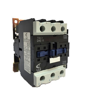 CONTACTOR 3P 40A 25HP / 18.5KW 220V TSC1/D40