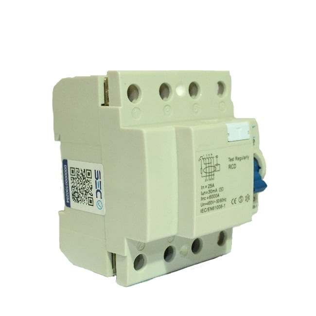 INTERRUPTOR DIFERENCIAL 4P 25A 30MA