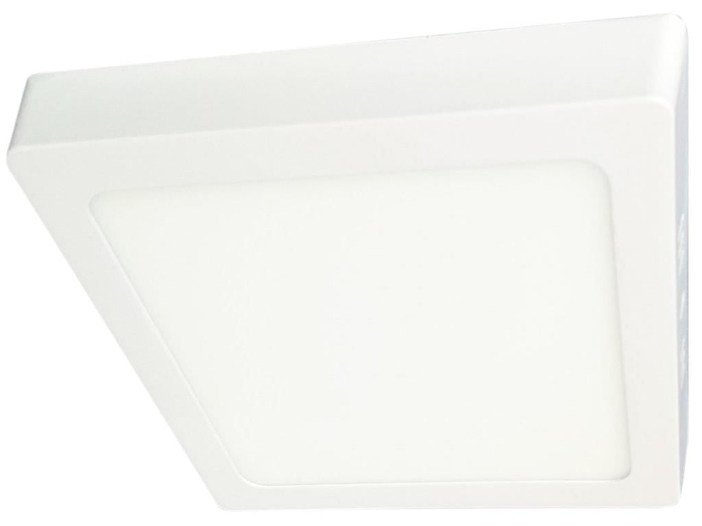 FOCO LED SOBREPUESTO 12W CUADRADO 6000K 1000LM BLANCO