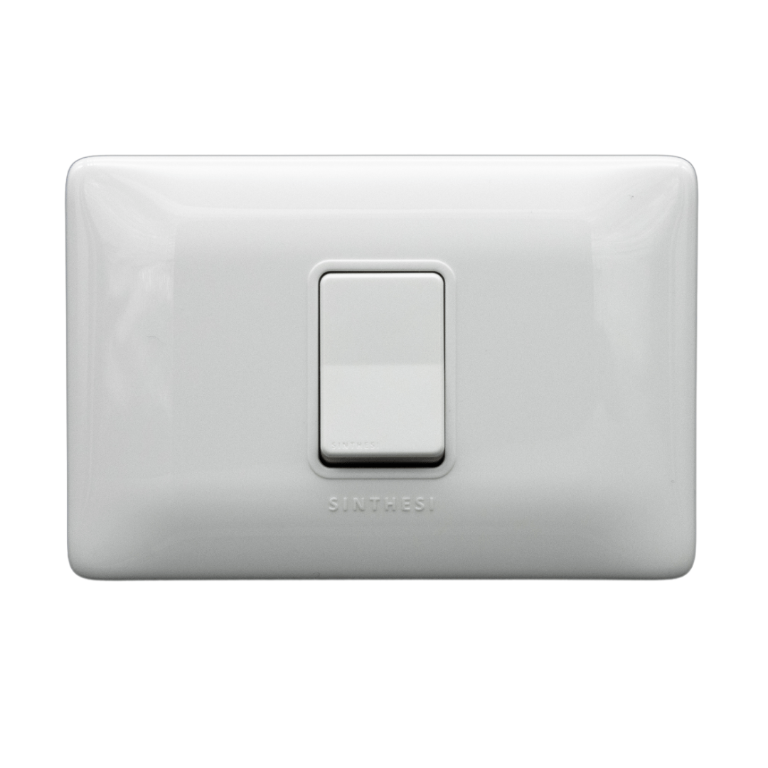 Interruptor 9/12 Simple S12 Blanco 1293001