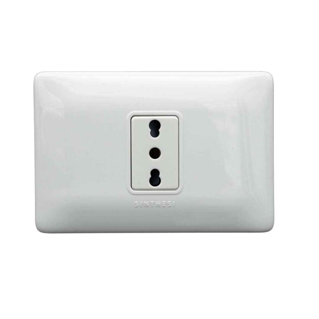 Enchufe Simple 2p+T 10/16a S12 Blanco 1295401